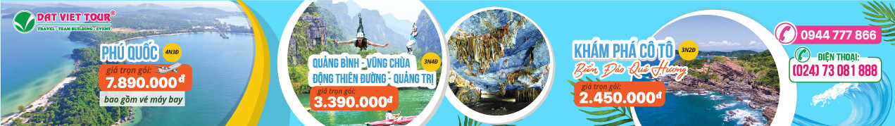 Công ty Cổ phần ĐT TM DV Du lịch Đất Việt - Trang chủ