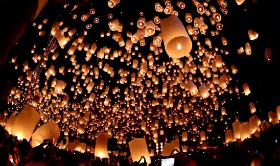 Đến Chiang Mai nguyện ước ở lễ hội thả đèn trời huyền ảo